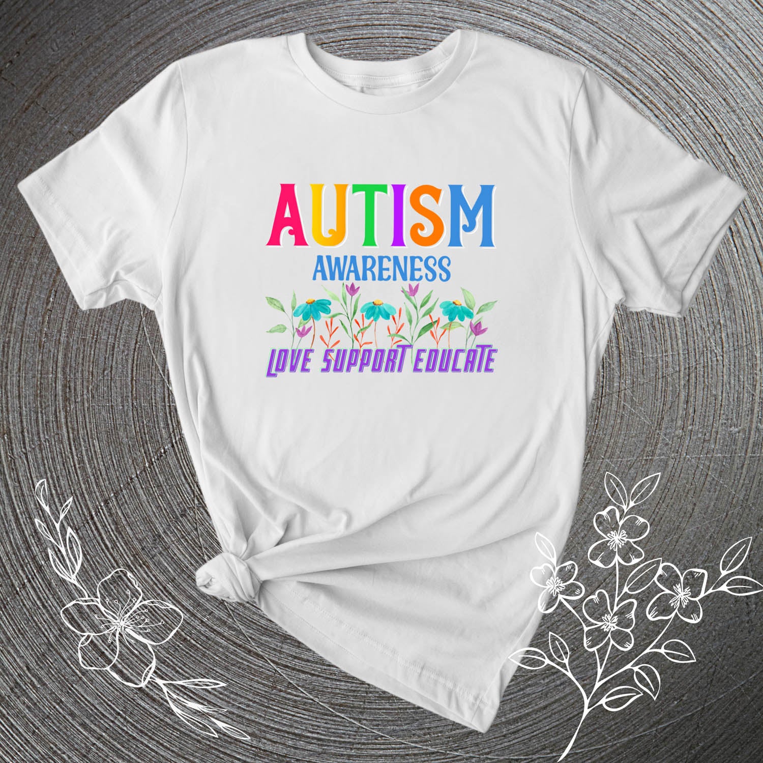 Celebrate Acceptance with Colorful Autism Tee, Inclusivity Shirt ...