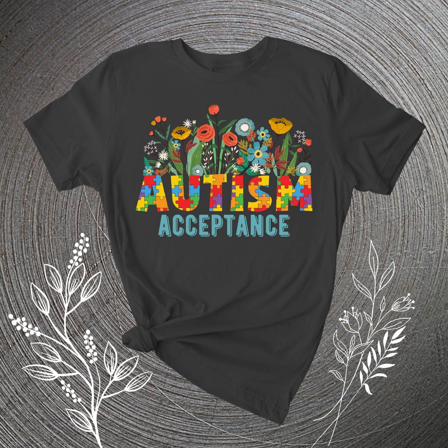 Support Autism Acceptance with Meaningful and Inspirational T-Shirts ...